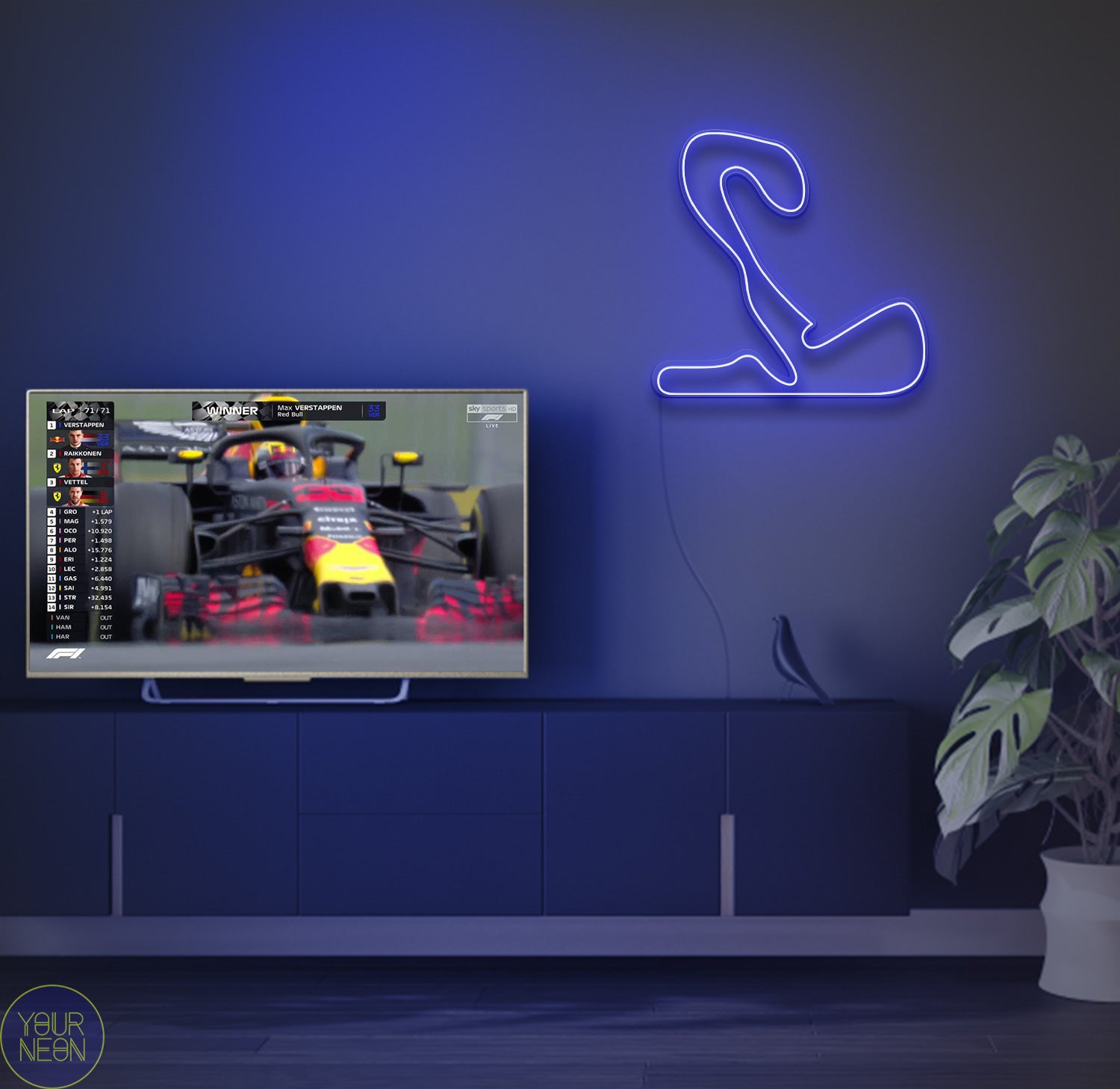 Nederlandse Grand Prix Circuit Zandvoort - Neon Lamp – Your Neon